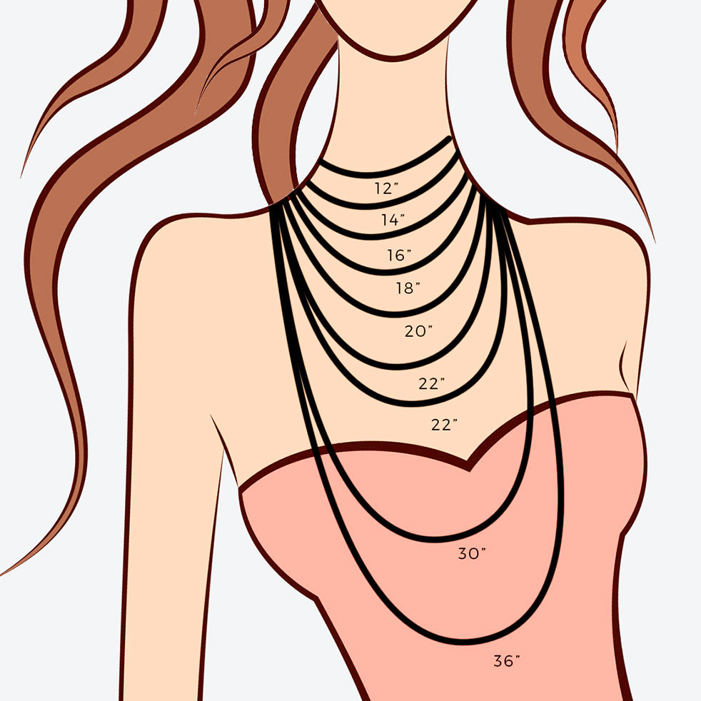 Necklace Size Chart – Politia Jewelry