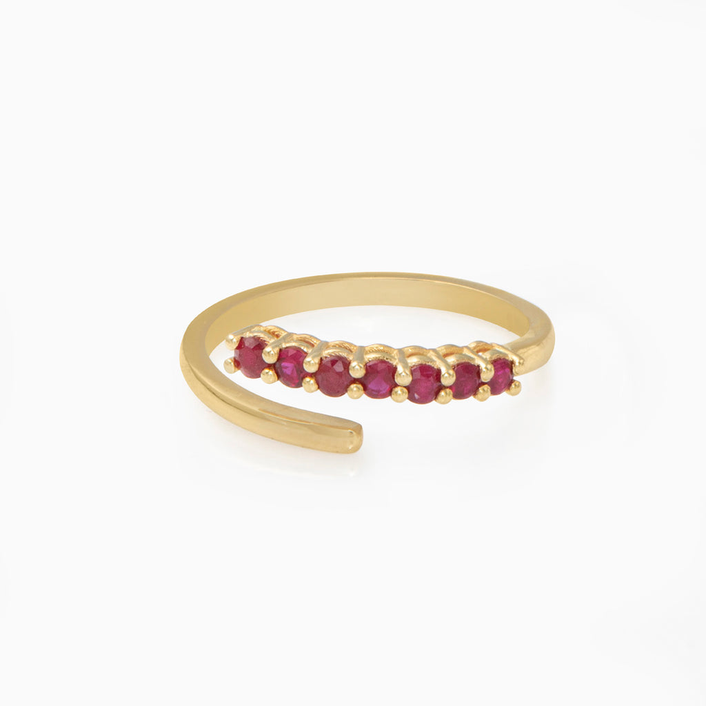 Twist Ruby Ring – Politia Jewelry